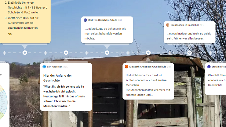 Eine Geschichte erzählen mit dem Padlet-Format “Timeline” – Netzwerk ...